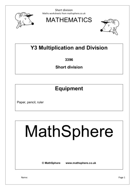 Short Division Method Explained