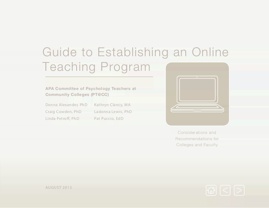 How to Establish Online Teaching Programs