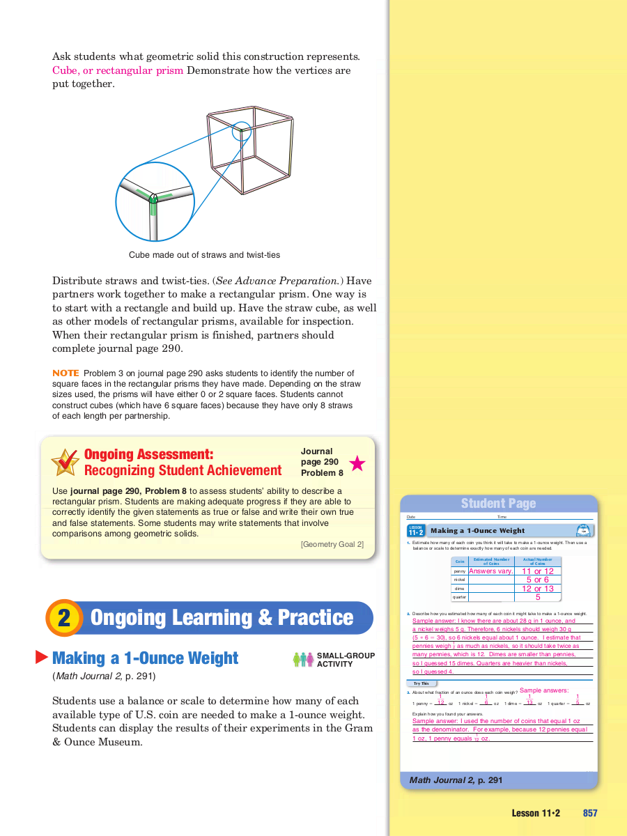 Describing Geometric Solids